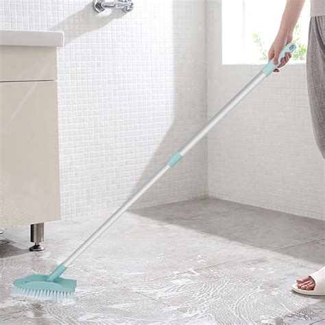 DODOING Floor Brush Retractable Crevice Floor Bathroom Kitchen Bathroom