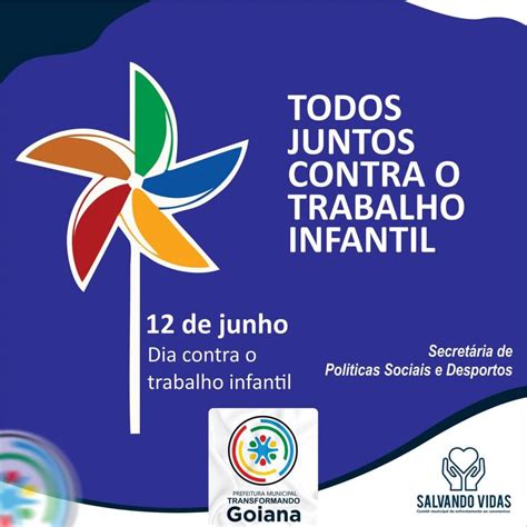 12 De Junho Dia Mundial Contra O Trabalho Infantil Goiana PE