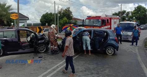 Wanita Maut Dalam Kemalangan Dua Kereta BULETIN TV3 Malaysia