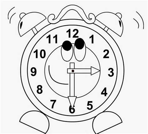 Desenhos e moldes cliparts de relógios para preparar painéis e murais