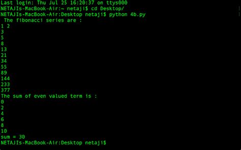 python programing lab exercise 4 b