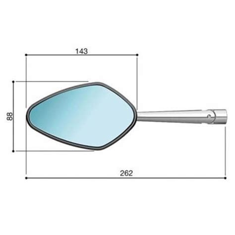 Rizoma Veloce Naked Rückspiegel für Lenker