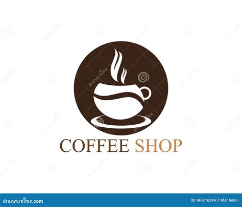 Plantilla Del Logotipo De La Cafeter A Ilustraci N Del Vector