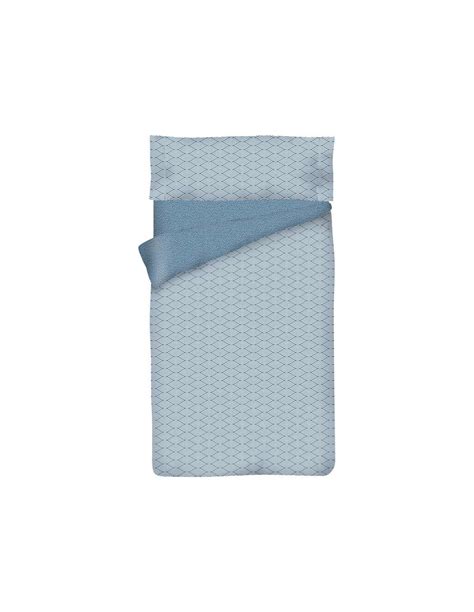 Funda nórdica Algodón Steel Blue Waves 3 Piezas