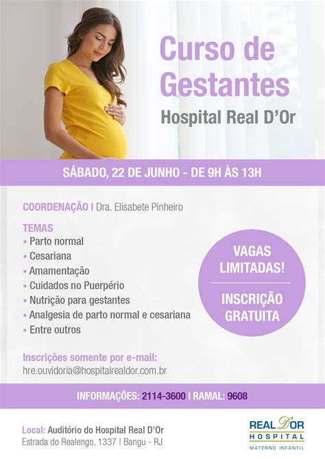 Curso De Gestantes Hospital Real D Or Rede D Or