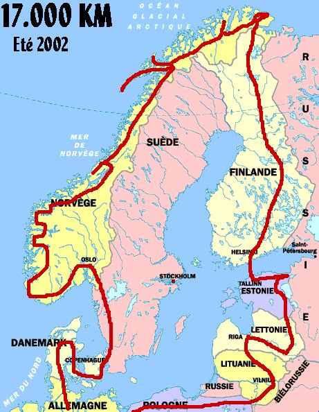 Pays Baltes Carte Du Monde Vacances Arts Guides Voyages