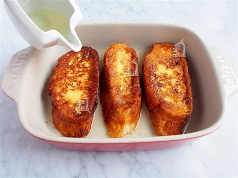 Torrijas en almíbar El cocinero casero Postres