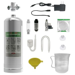 FZONE générateur de CO2 dAquarium Kit de réacteur de système 4L avec