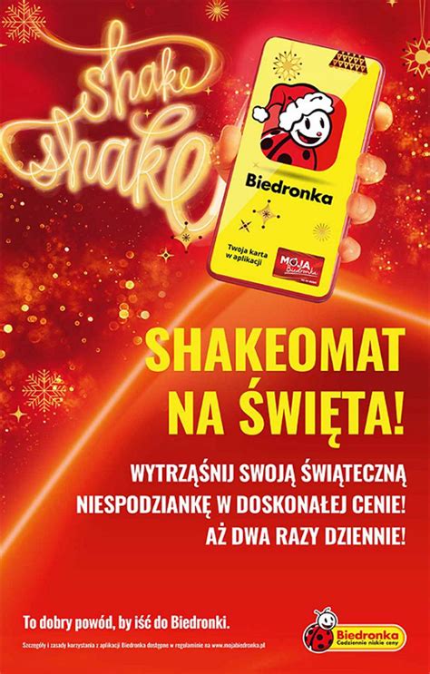 Biedronka 14 12 2023 W Tym Tygodniu Shakeomat Dwa Razy Dziennie