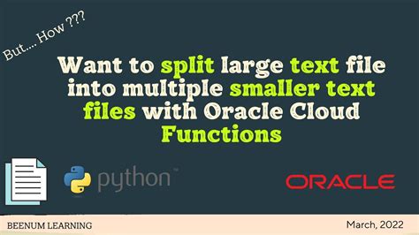 How To Split Large Text File Into Multiple Smaller Text Files With