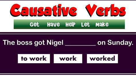 Causative Verbs Get Have Let Make Help Questions Youtube