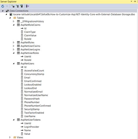 How To Customize Asp Net Identity With External Database Storage Step