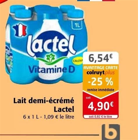 Lait Demi Cr Colruyt Fevrier 2023