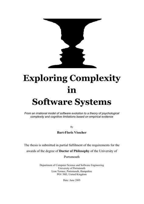 pdf exploring complexity in software systems from an irrational model of software evolution