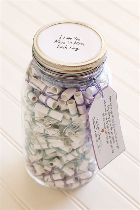 365 Message Filled 64oz Mason Jar Love Etsy 365 Note Jar Jar Of
