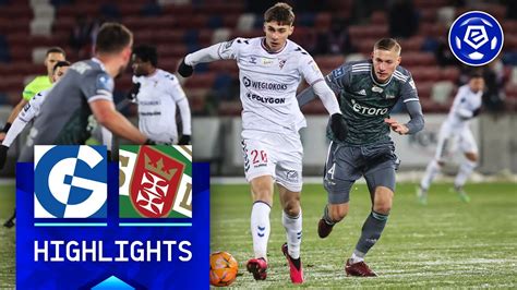Remis w Zabrzu Górnik Lechia SKRÓT Ekstraklasa 2022 23 19