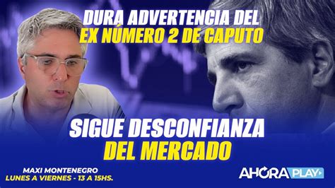 ADVERTENCIA DEL EX NÚMERO 2 DE CAPUTO SE SUMA GABRIEL RUBINSTEIN