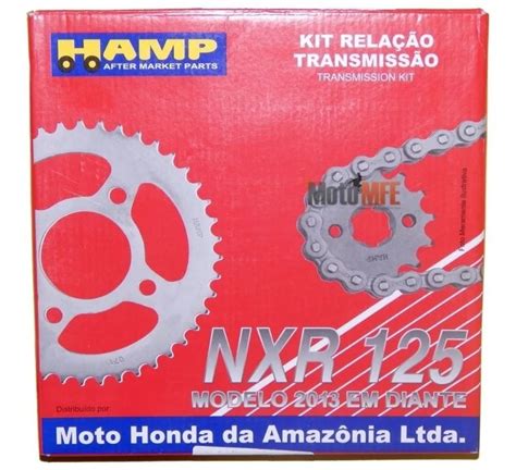 Kit Relação Original Honda Hamp Nxr 125 Bros 03 05 R 236 72 em