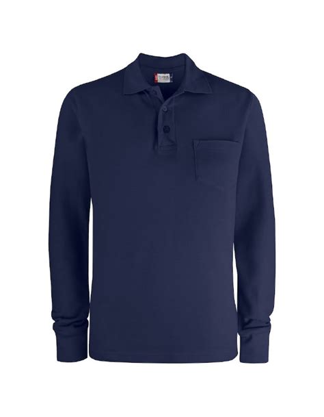 Polo Clique Unisex Basic Polo L S Pocket