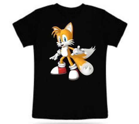 Tails Shirt Sonic The Hedgehog Shirt Quick Shipping Sonic The Movie