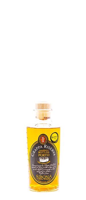 Distilleria Sibona Grappa Riserva Botti Da Porto Spirit IWSC