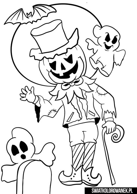 Kolorowanki Halloween Darmowe Kolorowanki Do Druku