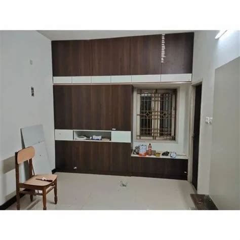 3 Doors Brown Wooden Wardrobe With Locker At Rs 1200 Sq Ft In Chennai
