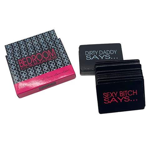 Custom Bedroom Commands Card Game Made Couple Action Card Printing Playing Card Game Sexual For
