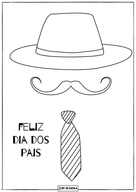 A Arte De Educar Desenhos Dia Dos Pais Para Colorir