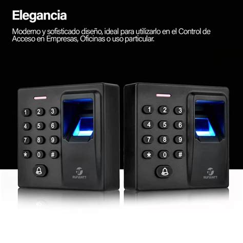 Control Acceso Teclado Clave Huella Dactilar Tarjeta Proximidad Rfid