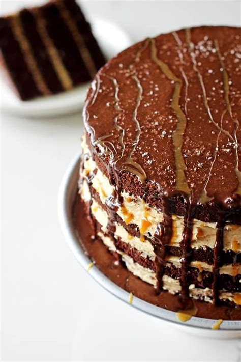 Salted Caramel Chocolate Layer Cake Recipe Unique Cakes Recipes