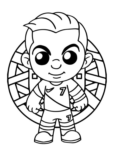 Cristiano Ronaldo Pictures To Color Cristiano Ronaldo Coloring Pages