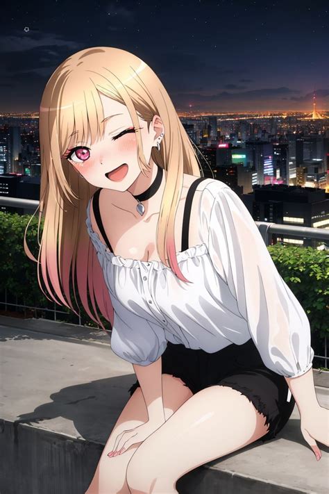 Marin Kitagawa Personajes De Dibujos Animados Chica Chicas Naruto