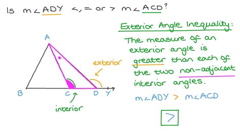 Question Video Exterior Angles In Triangles Nagwa