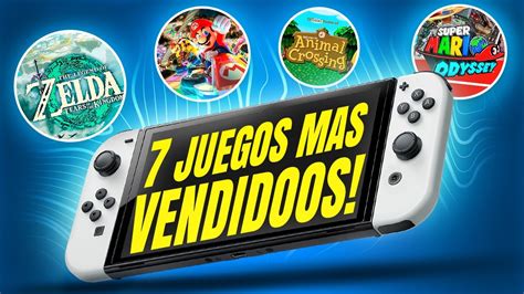 los 7 JUEGOS MÁS VENDIDOS de NINTENDO SWITCH ACTUALIZADO 2023 YouTube