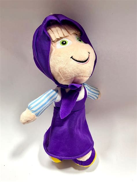 Limpia el cuarto Jugar con Electrónico oso de masha y el oso peluche