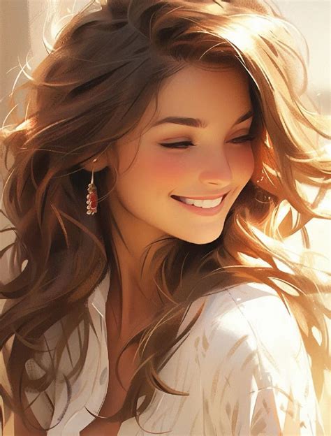Beautiful Fantasy Art Fantasy Art Women Fantasy Girl Girl With Brown Hair Brown Hair Female