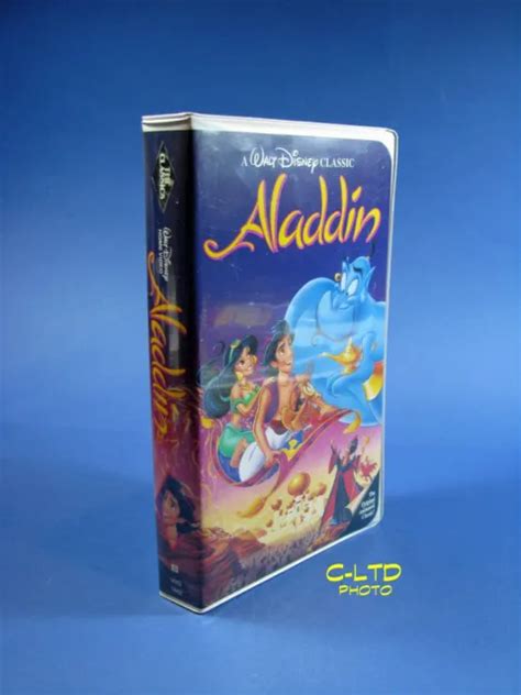 RARE DISNEY CLASSIC BLACK DIAMOND VHS Tape ALADDIN VHS 1662 14 44