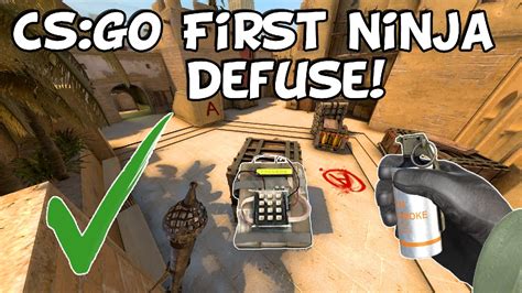 My First Ninja Defuse In Cs Go Youtube