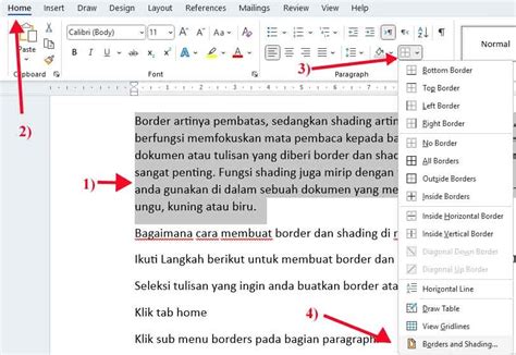 how to make borders and shading in ms word 2021
