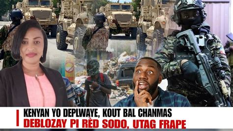 Polisye Kenya Ak Lapolis Deplwaye Ak Blinde Pro Max Sou Chanmas Bal