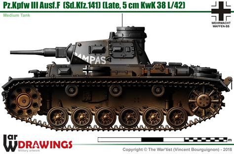 Pz Kpfw III Ausf F Mit 50 Mm KwK L 42