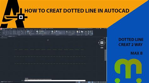 AutoCAD Tutorial How To Draw Dotted Line In AutoCAD YouTube
