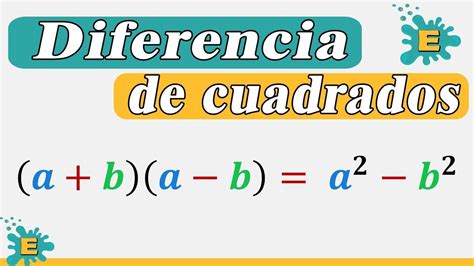 DIFERENCIA DE CUADRADOS ejercicios fáciles YouTube