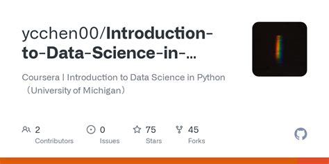 GitHub Ycchen00 Introduction To Data Science In Python Coursera