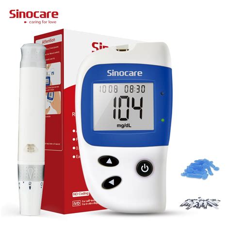 Sinocare Continuous Glucose Monitor On Call Plus Glucometer Haemoglobin