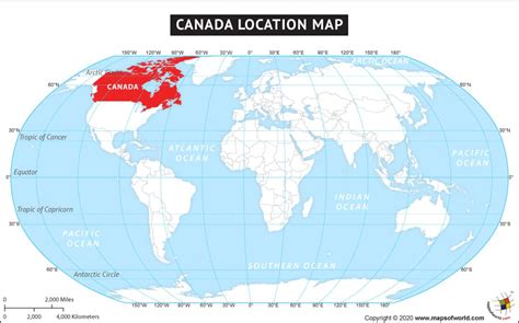 Canada On World Map Show Me The United States Of America Map