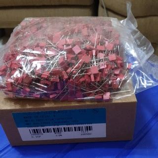 Jual Capasitor MKM 100N 104 100v Kapasitor MKM Merah Shopee Indonesia