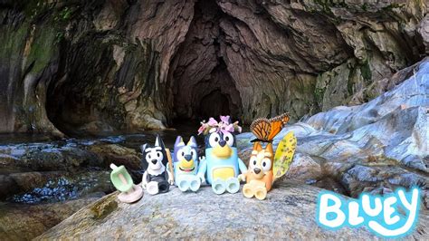 Bluey And Bingo Fun Creek Adventure Fun Play Outdoors With Bluey Toys
