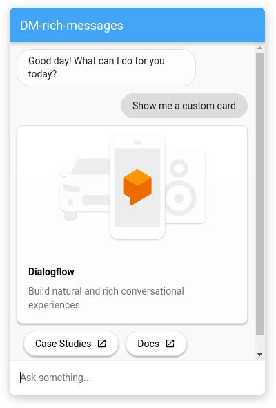 Dialogflow Messenger Dialogflow ES Google Cloud